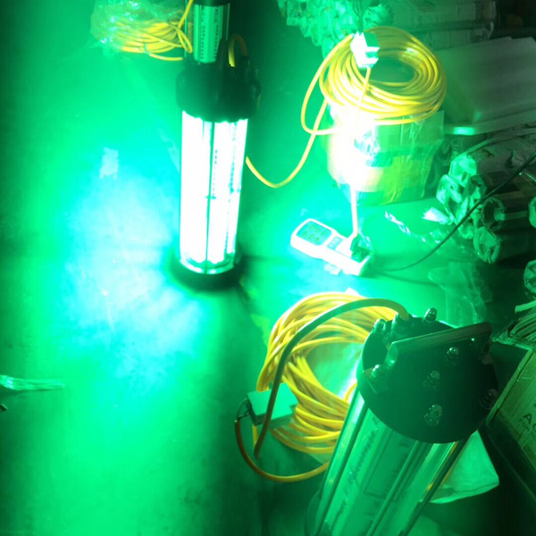 Squid night fish attracting light fishing lure boat light marine lamp ...